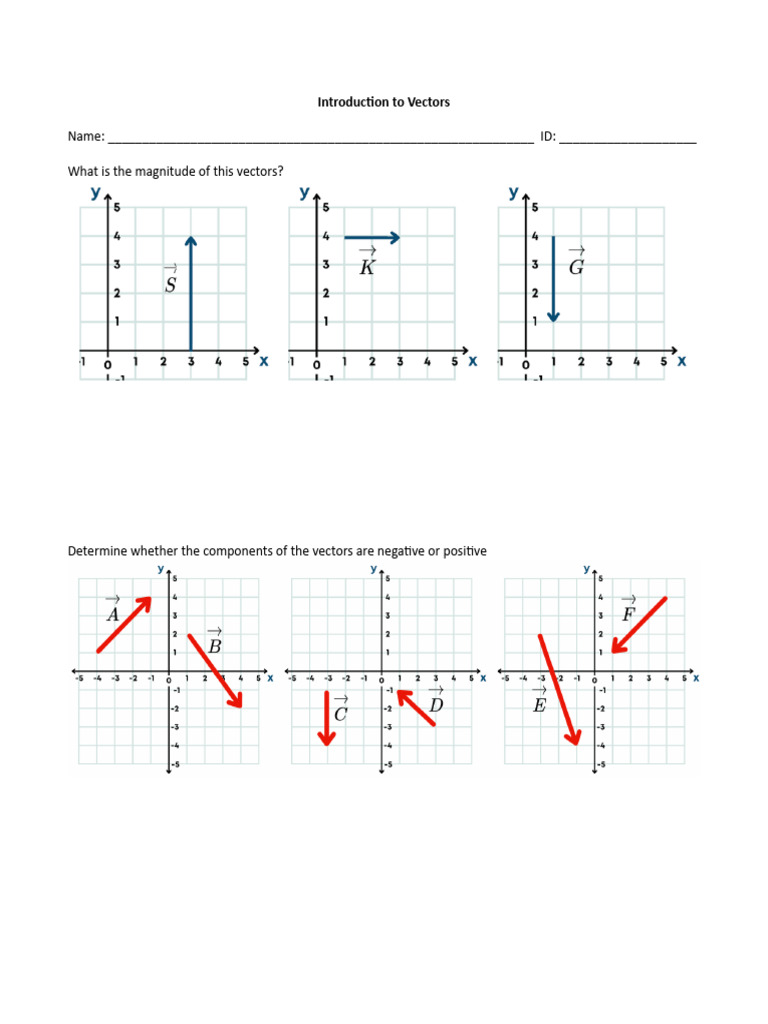 Introduction to Vector Magnitude and Direction | PDF