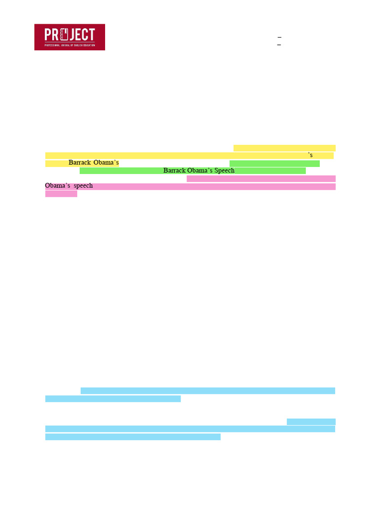 Speech Acts in Obama's 2009 Election Speech | PDF | Semantics | Speech