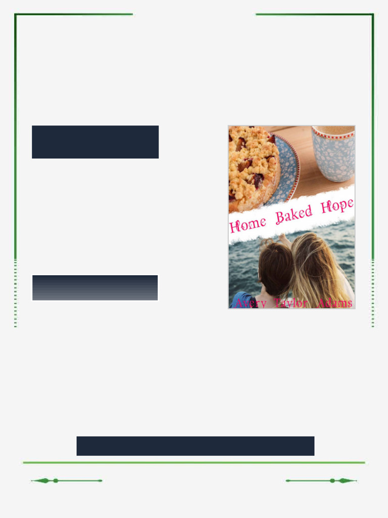 Home Baked Hope Avery Taylor Adams eBook master edition | PDF