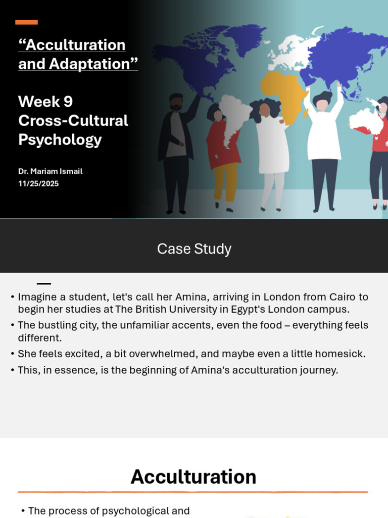 Acculturation and Adaptation (1) | PDF | Cultural Assimilation | Identity (Social Science)