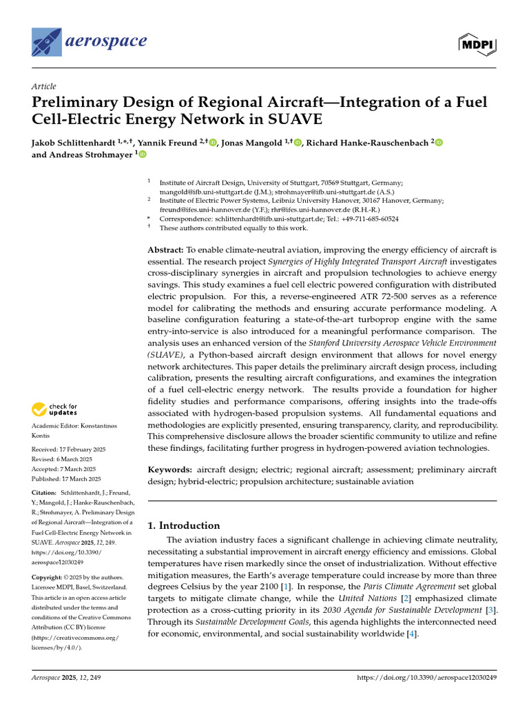 aerospace-12-00249-v2 | PDF | Aircraft | System