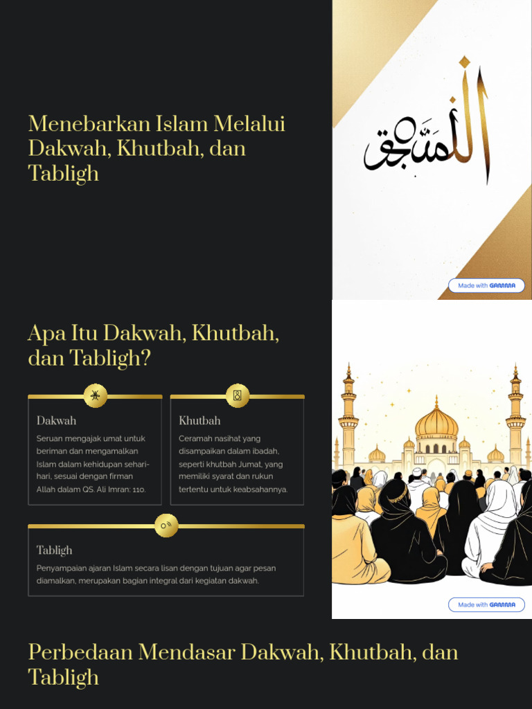 Pai Bab 4 Dakwah, Khutbah, Tabligh - Copy | PDF