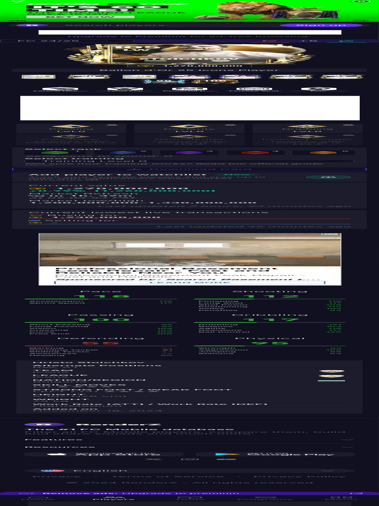 Stoichkov FC Mobile RenderZ | PDF | Team Sports | Ball Games