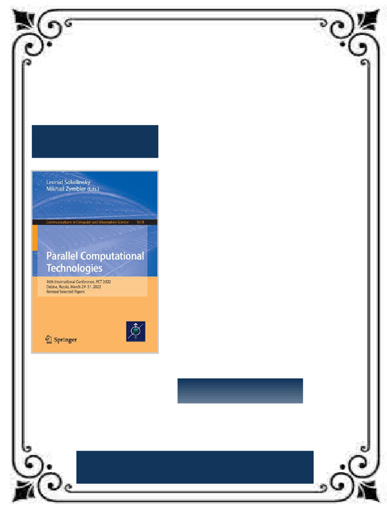 Parallel Computational Technologies 16th International Conference PCT ...