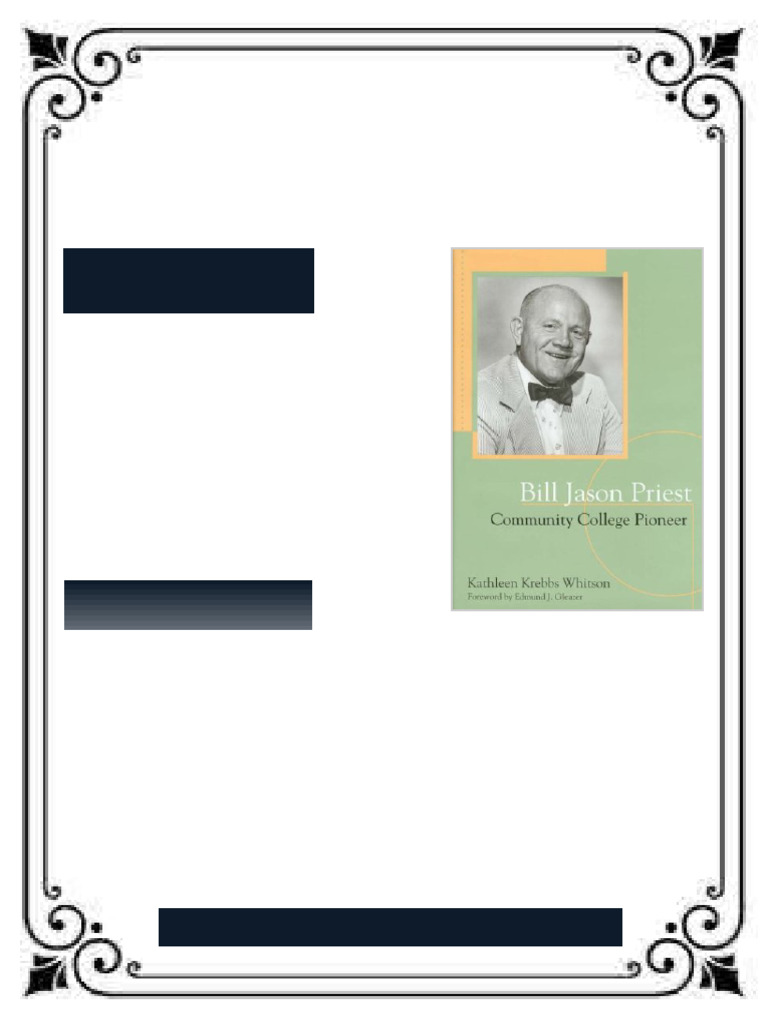 Bill Jason Priest Community College Pioneer 1st Edition Kathleen Krebbs ...