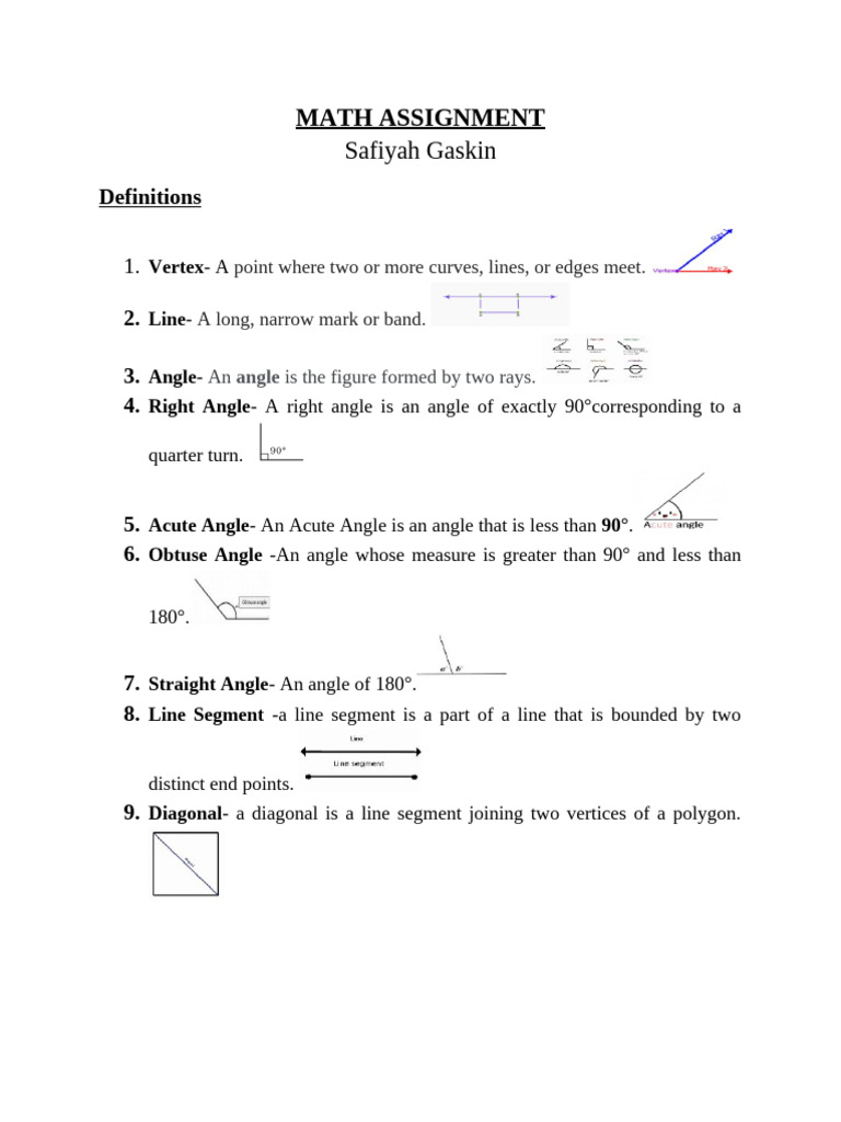 Math Assignment | PDF