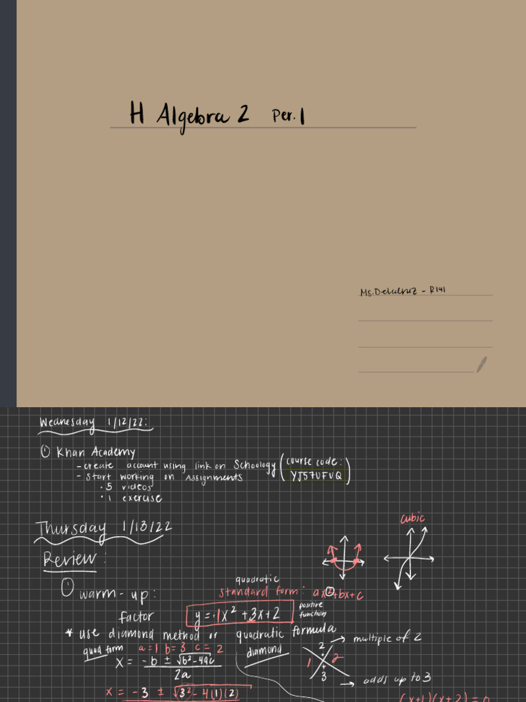 Algebra 2 Polynomial Graphing Guide | PDF | Factorization ...