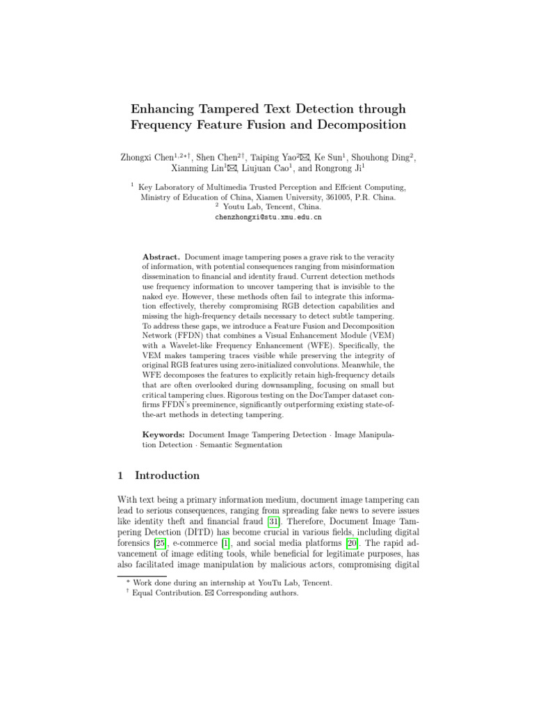 Advanced Document Tampering Detection Techniques | PDF | Image ...