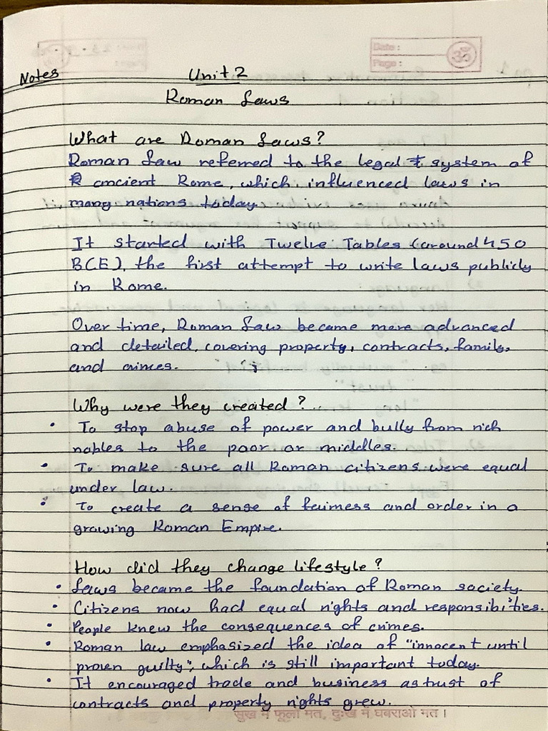 Historic Leaders Roman Laws | PDF