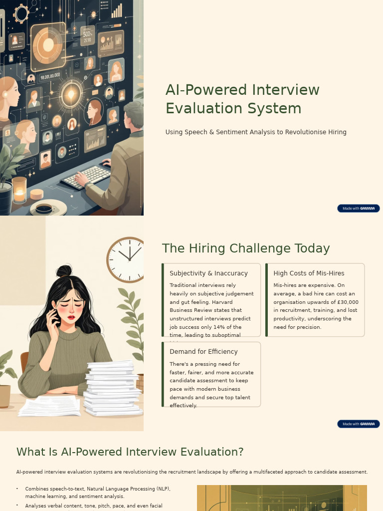 AI Powered Interview Evaluation System | PDF | Artificial Intelligence ...