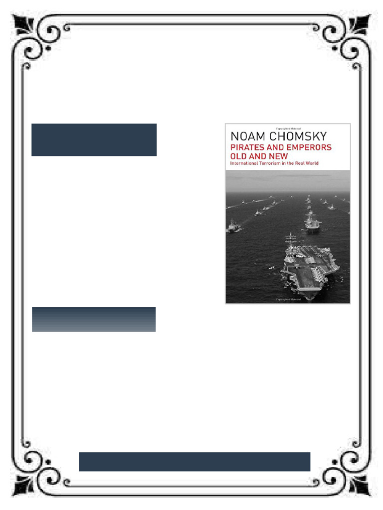 Pirates and Emperors Old and New International Terrorism in the Real ...