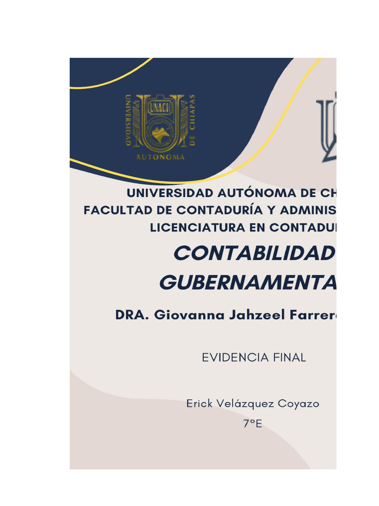 Caso Práctico Conta Gub | PDF | Presupuesto | Deuda gubernamental