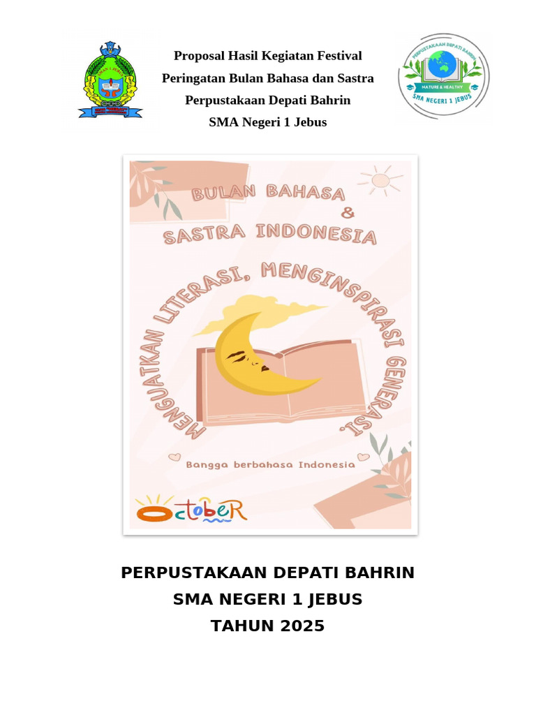 Festival Bulan Bahasa 2025 di Jebus | PDF