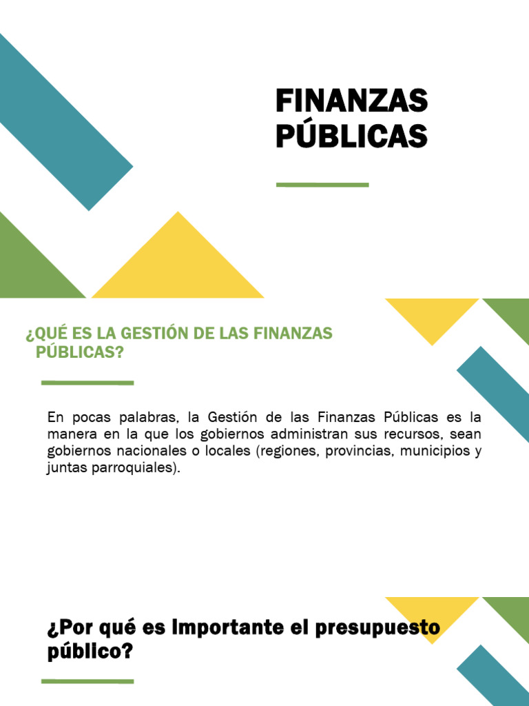 TEMA 2. Finanzas Públicas ECOTEC | PDF | Presupuesto | Economias