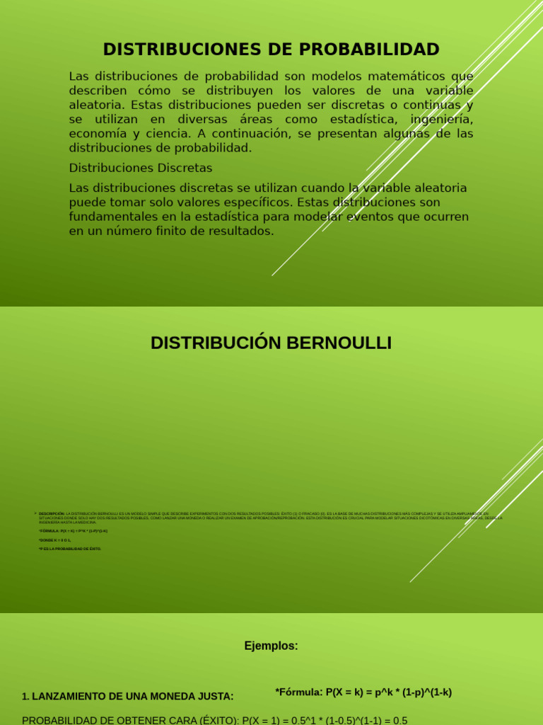 Distribuciones de Probabilidad | PDF | Distribución normal | Probabilidad