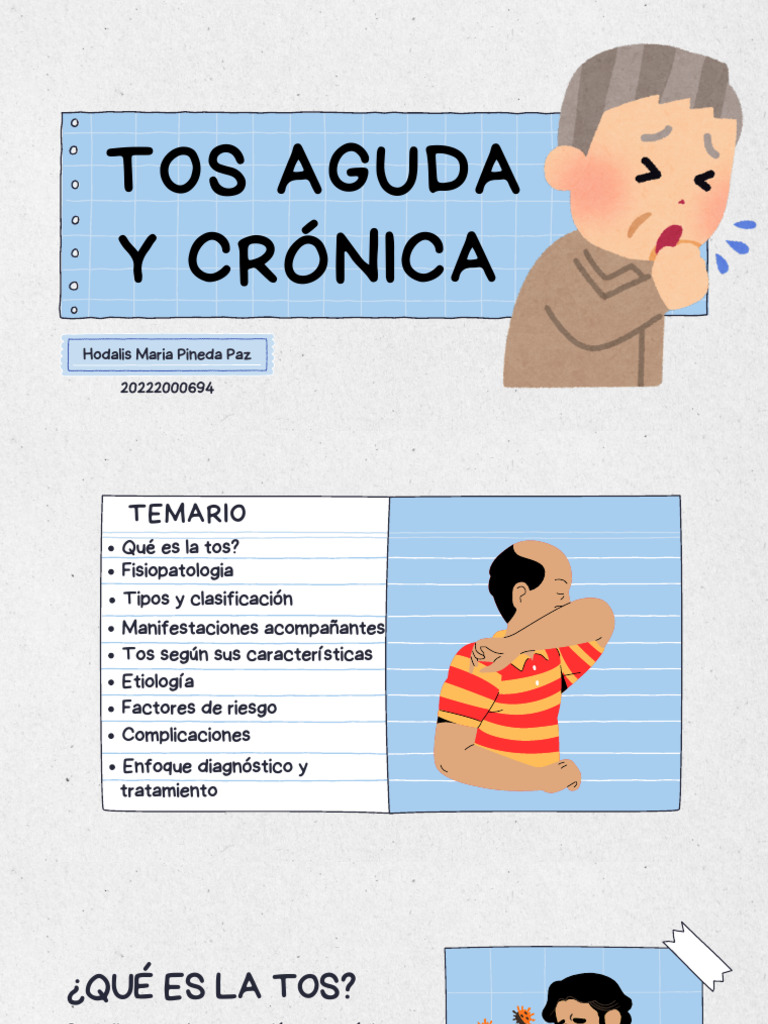 Clasificación y Tratamiento de la Tos | PDF | Tos | Enfermedades y ...