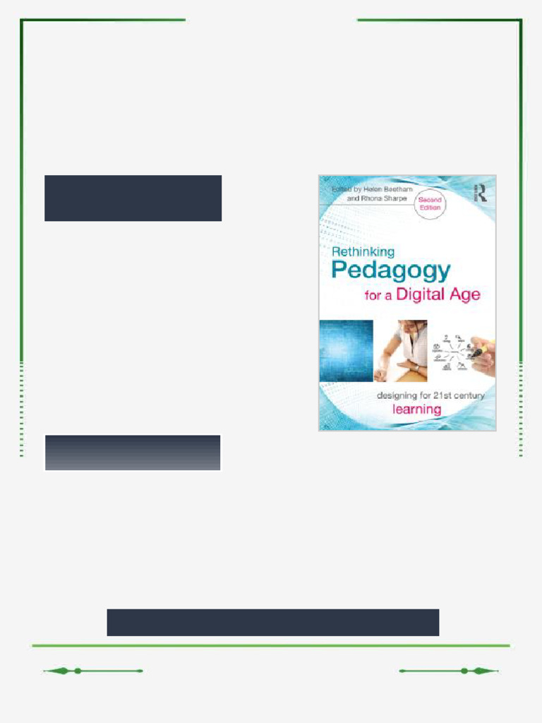 Rethinking Pedagogy for a Digital Age Designing for 21St Century ...