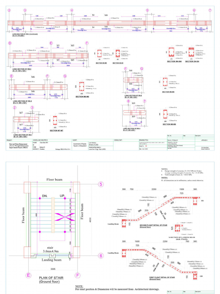 Structural Drawing Option 1 Part 3 | PDF