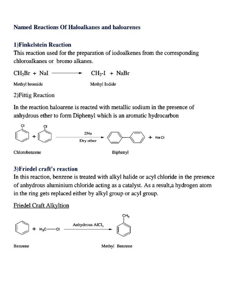 All Name Reactions Organic Chemistry C-12 | PDF
