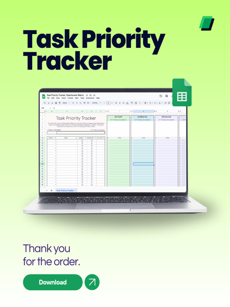 Task Priority Tracker Spreadsheet | PDF