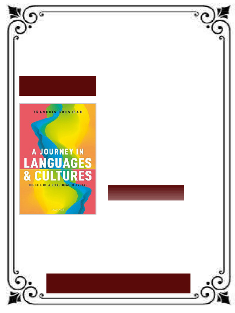 A Journey in Languages and Cultures: The Life of a Bicultural Bilingual ...
