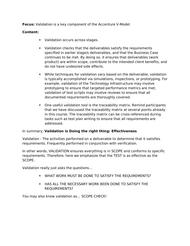 Verification And Validation Pdf Verification And Validation Systems Engineering