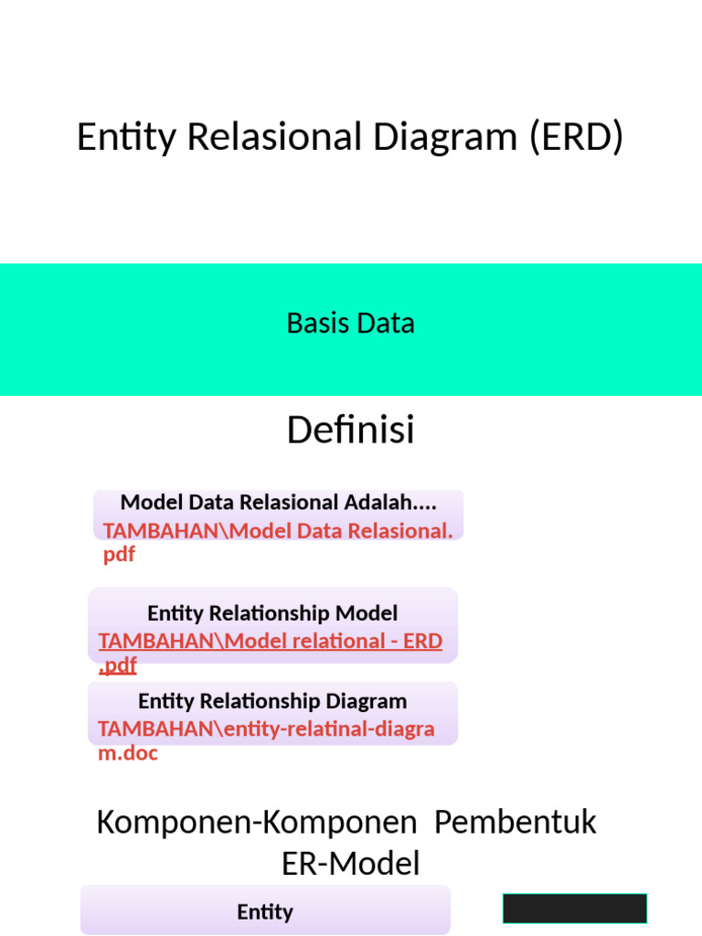 Panduan Lengkap Membuat ERD | PDF
