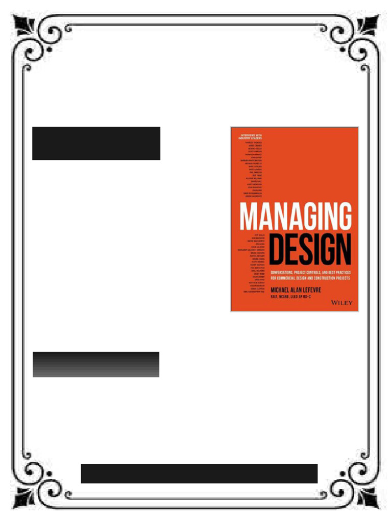 Managing Design: Conversations, Project Controls, and Best Practices ...
