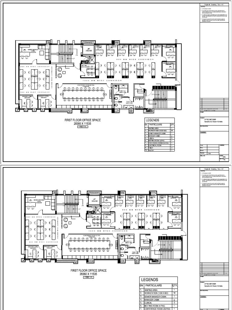 1st Floor Revised Layout Plan Options | PDF