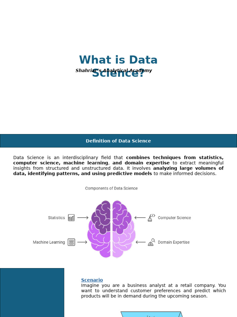 1. What is Data Science | PDF