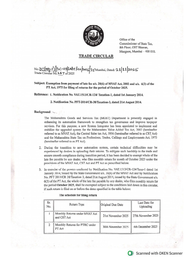 PT Trade Circular | PDF