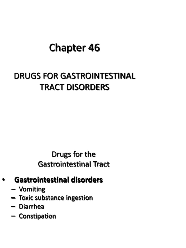 GI Drugs and CTZ Mechanisms | PDF | Symptoms And Signs | Medical ...