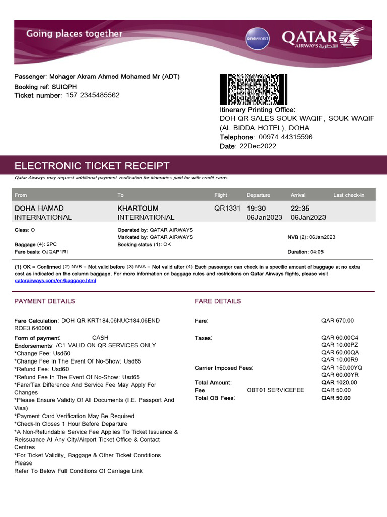 Your Electronic Receipt | PDF