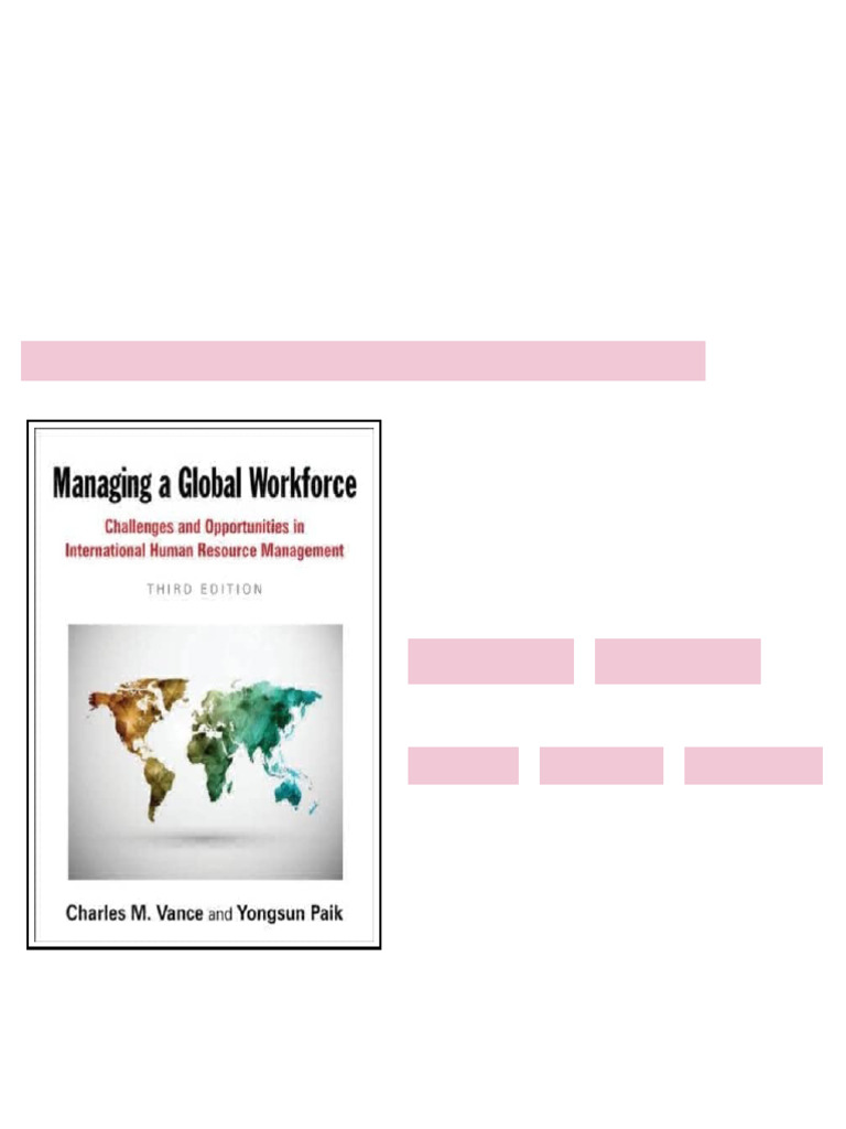 Managing a Global Workforce Challenges and Opportunities in ...
