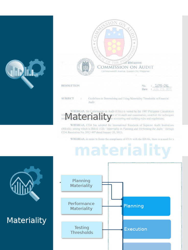 Understanding Materiality in Auditing | PDF | Business Economics ...