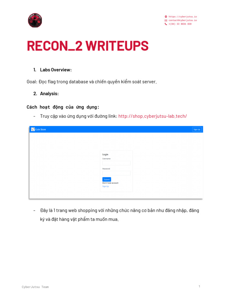 (Writeups) Recon 2 | PDF