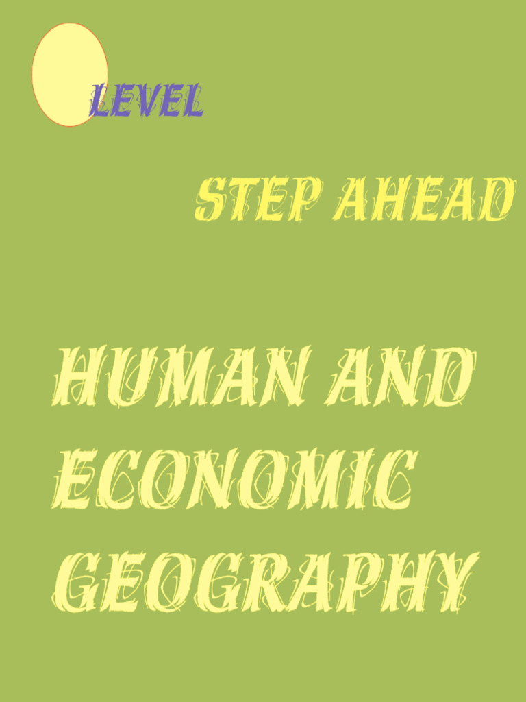 Human and Economic Geography Insights | PDF
