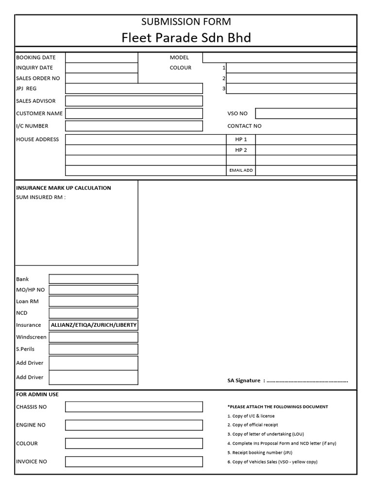 New Submission Form | PDF