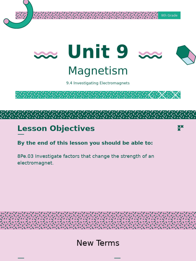 9.4 Investigating Electromagnets (Leana) | PDF | Magnet | Force