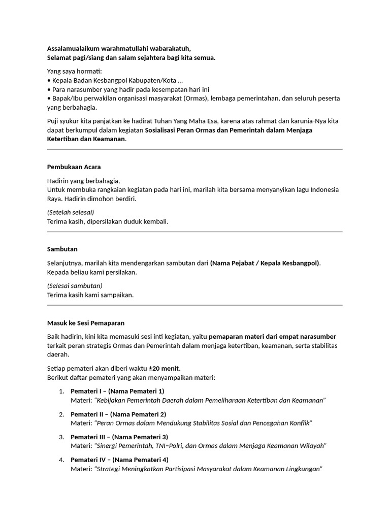 Sosialisasi Peran Ormas dan Pemerintah | PDF