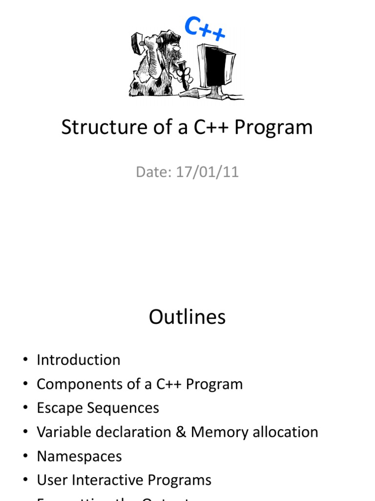 C++ Program Structure Explained | PDF | C++ | Scope (Computer Science)