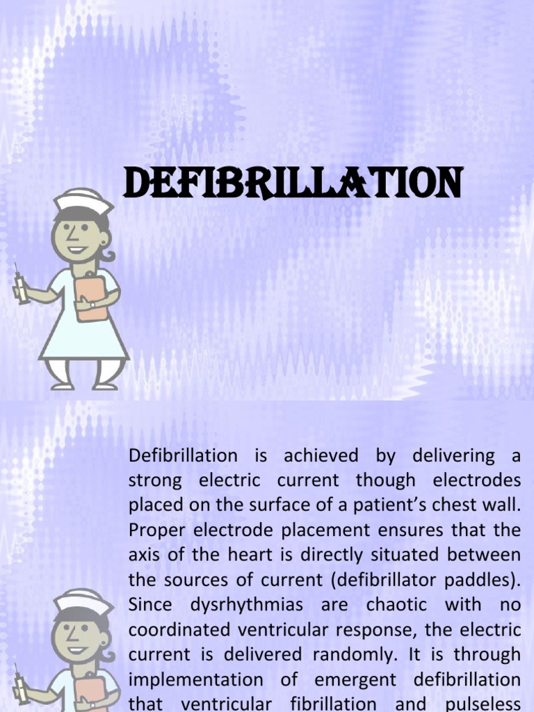Defibrillation | PDF | Electrocardiography | Cardiovascular System