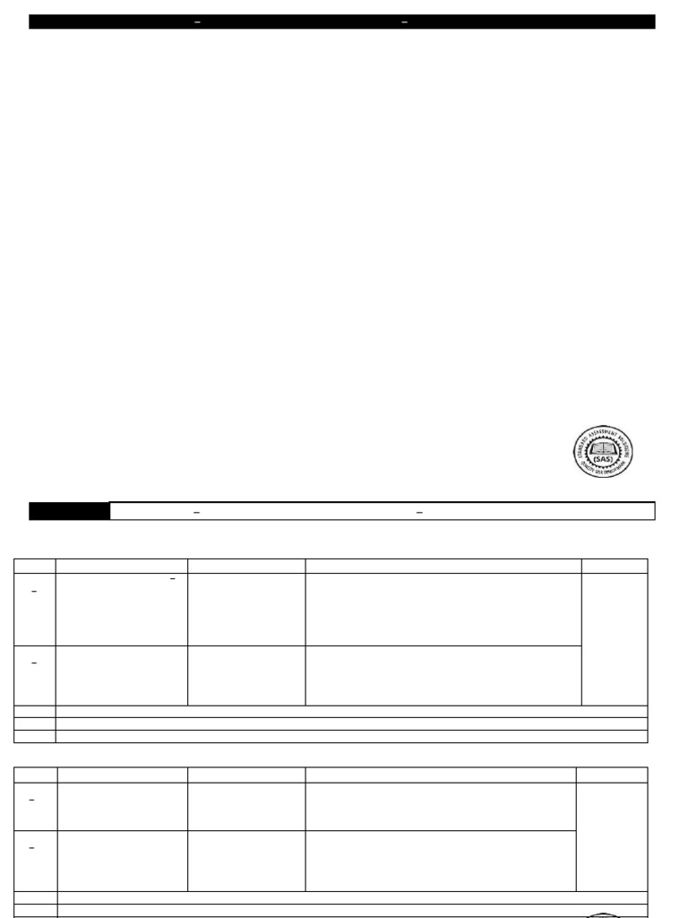 Basic One Second Term Learning Plan | PDF | Shape | Reading Comprehension