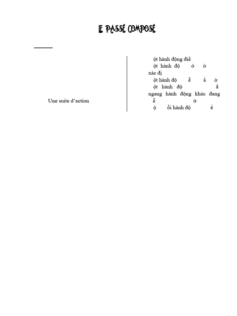 5le Passé Composé | PDF