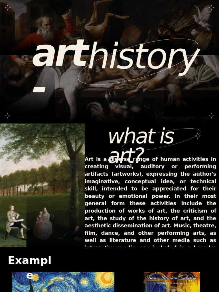 Black and White Classic Vintage Art History Presentation | PDF | The ...