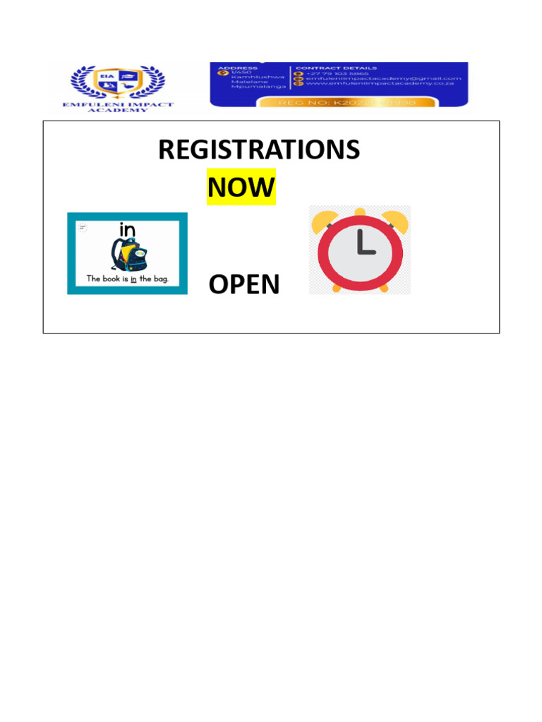 Registrations | PDF