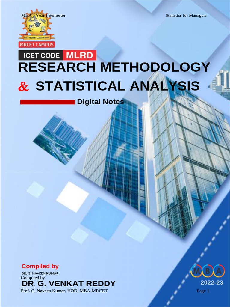 RMSA Digital Notes | PDF | Sampling (Statistics) | Median