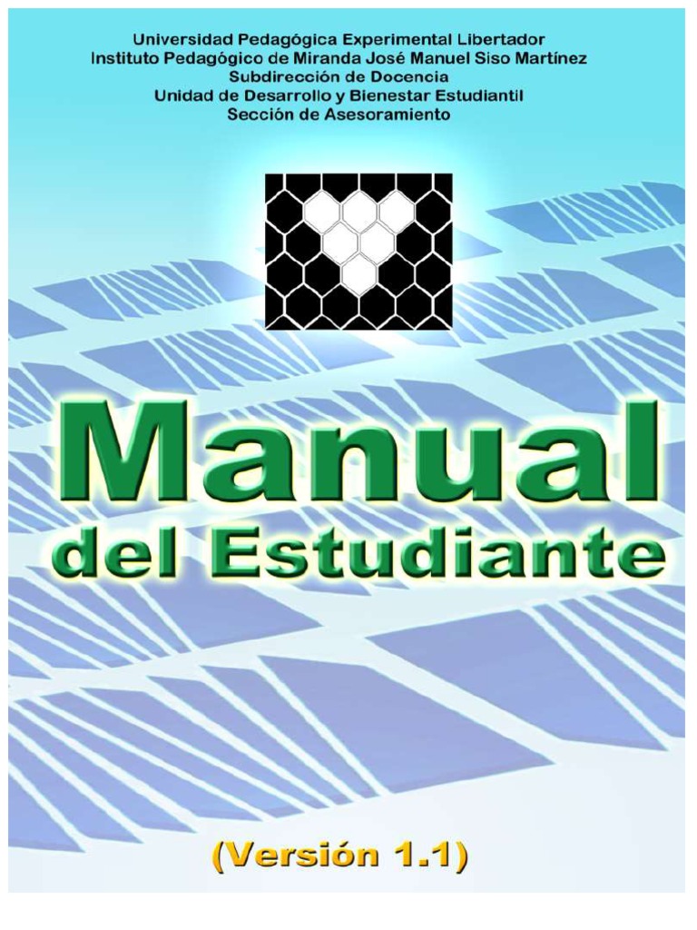Manual Del Estudiante UPEL | PDF
