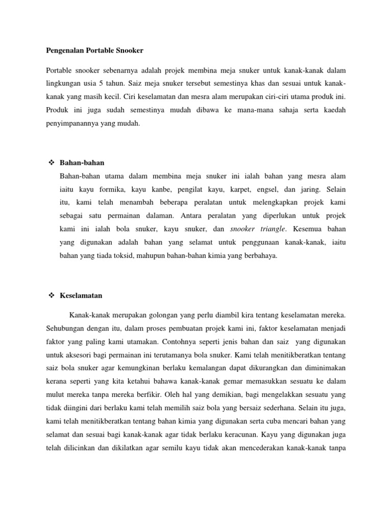 Contoh Buku Manual | PDF