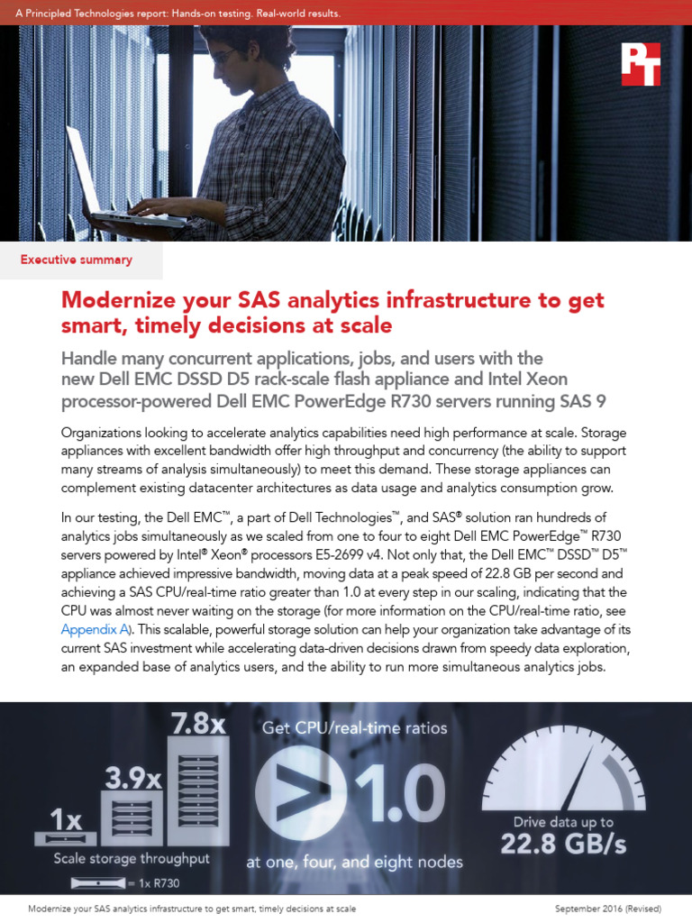 Analyst Report - DSSD Modernizes SAS Analytics | PDF | Sas (Software ...